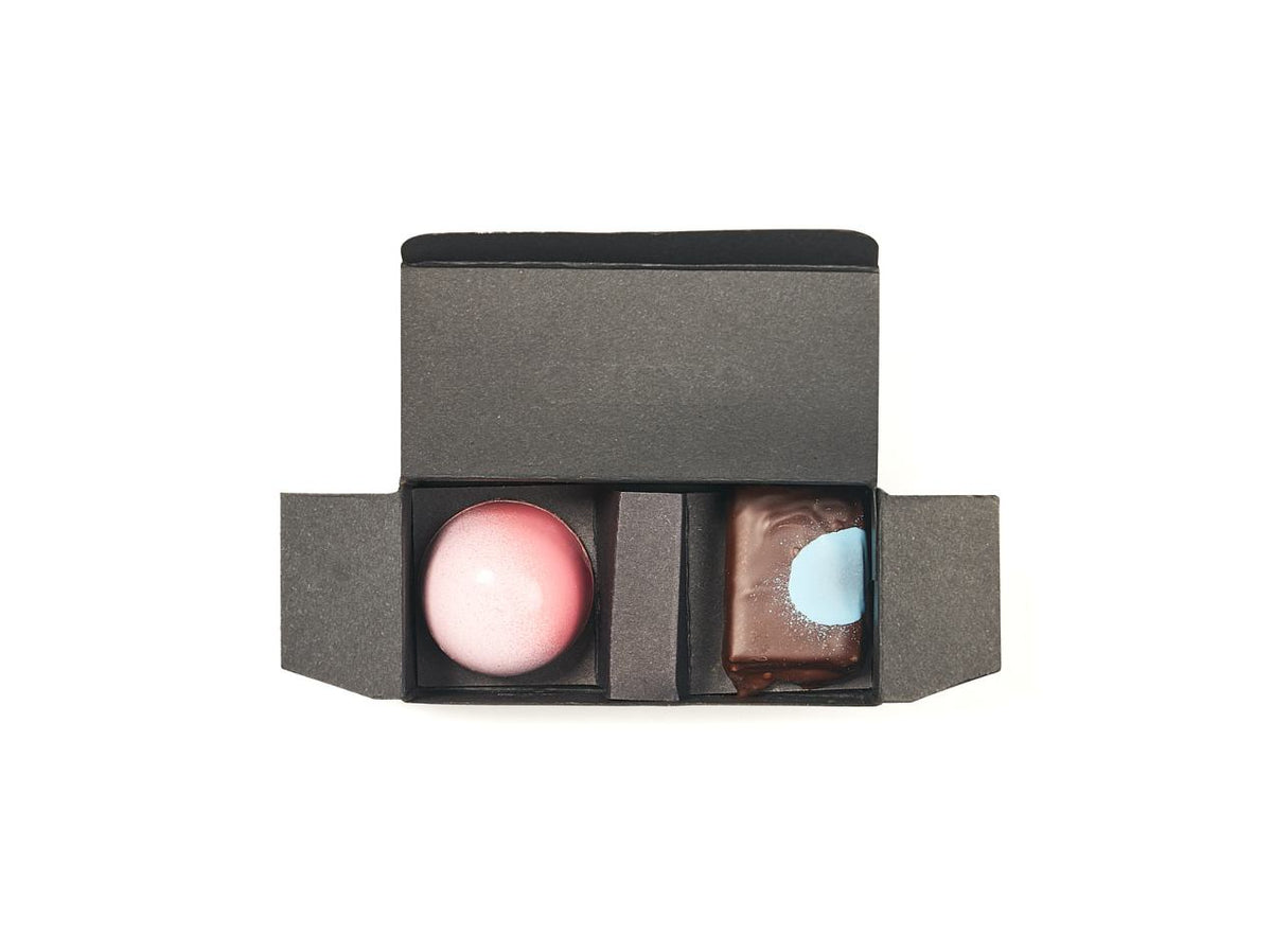 Signature 2 Piece Chocolate Box | CACAO Handmade Chocolates & Macarons