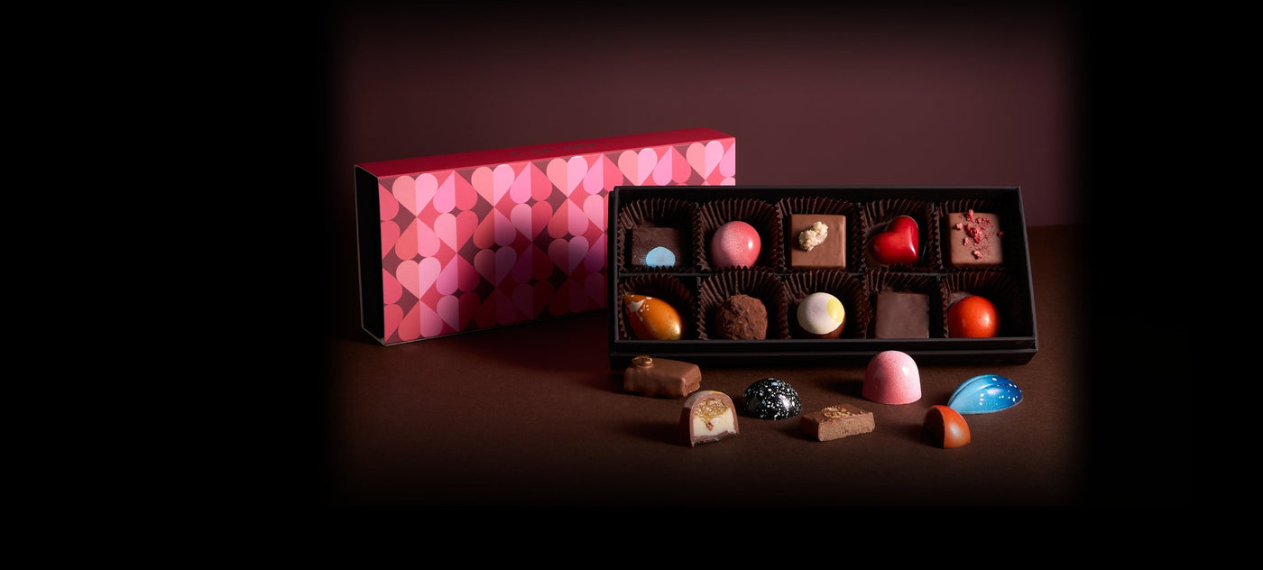 Valentine's Day Chocolate Gift Boxes | CACAO Handmade Chocolates & Macarons