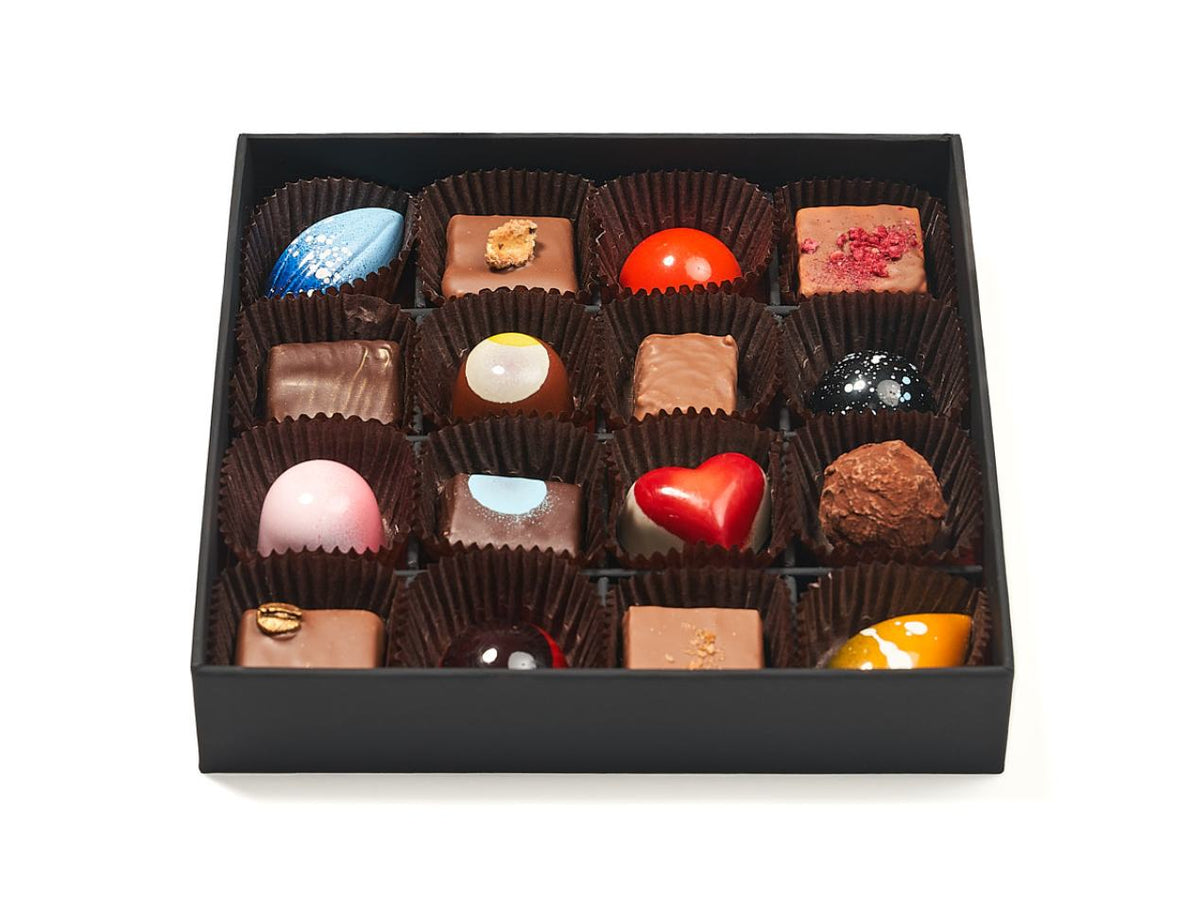 16 Piece Signature Chocolate Box | CACAO Handmade Chocolates & Macarons