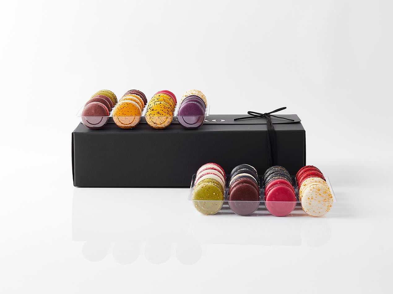 Macaron Party Box - 40 Piece | CACAO Handmade Chocolates & Macarons