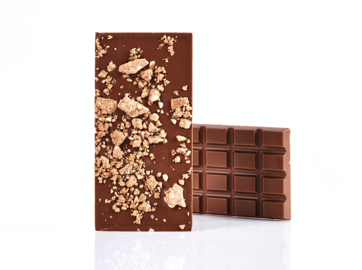 Macadamia Praline 85g Chocolate Bar | CACAO Handmade Chocolates & Macarons
